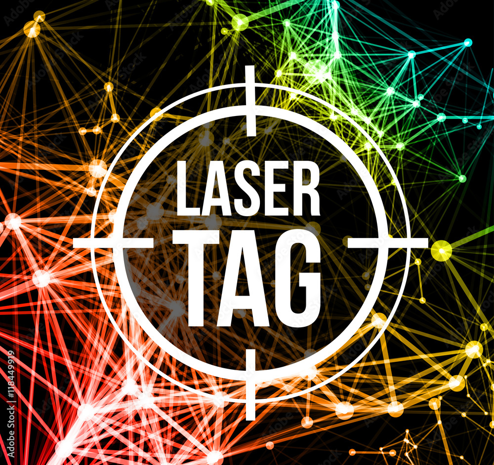 Vecteur Stock Laser tag with target | Adobe Stock
