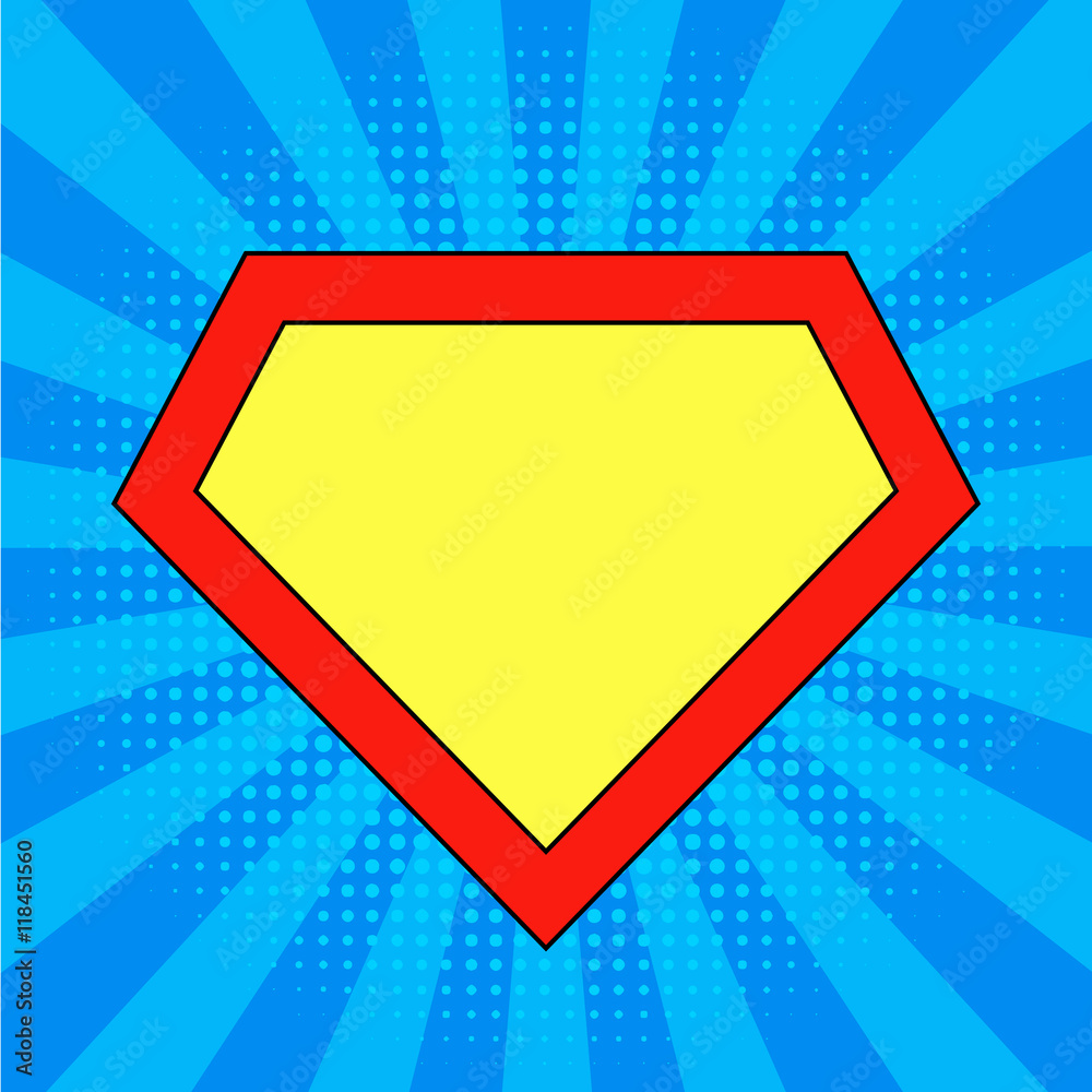 Super hero background Stock Vector | Adobe Stock