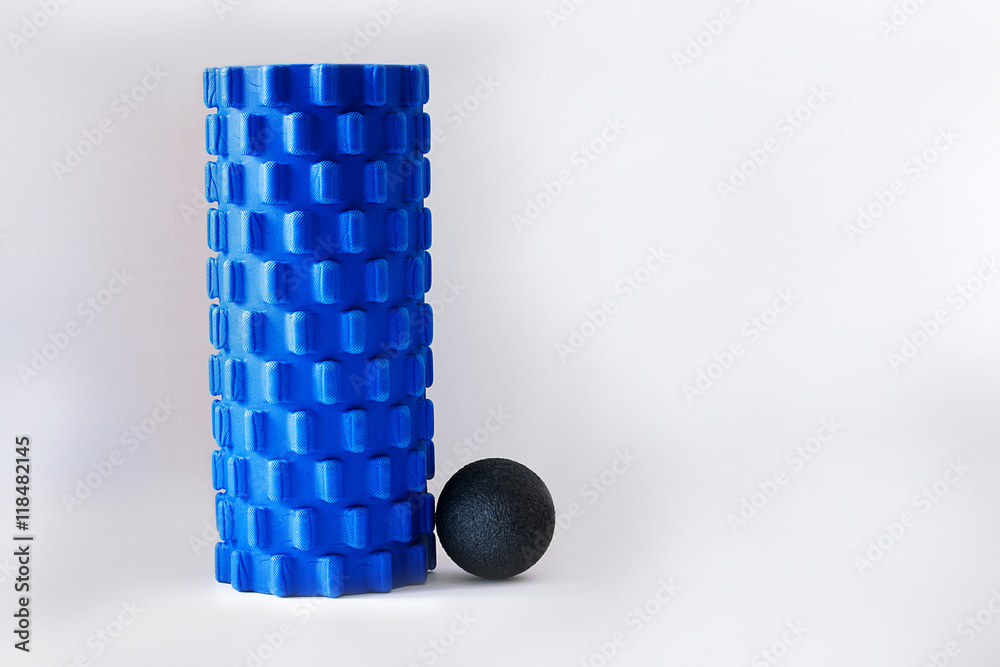 Foam Roller Rumble Roller for self Myofascial Release with massage ball ...