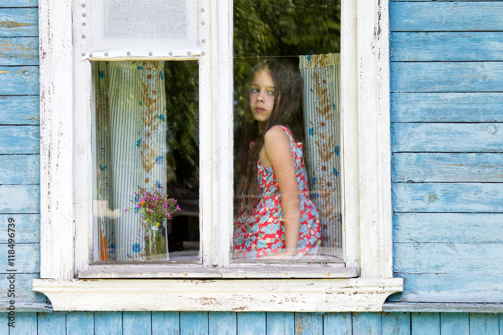 Looking Through A Window From Outside