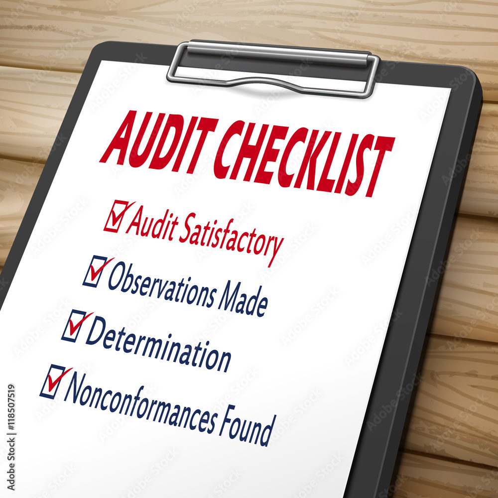 audit checklist clipboard Stock Vector | Adobe Stock