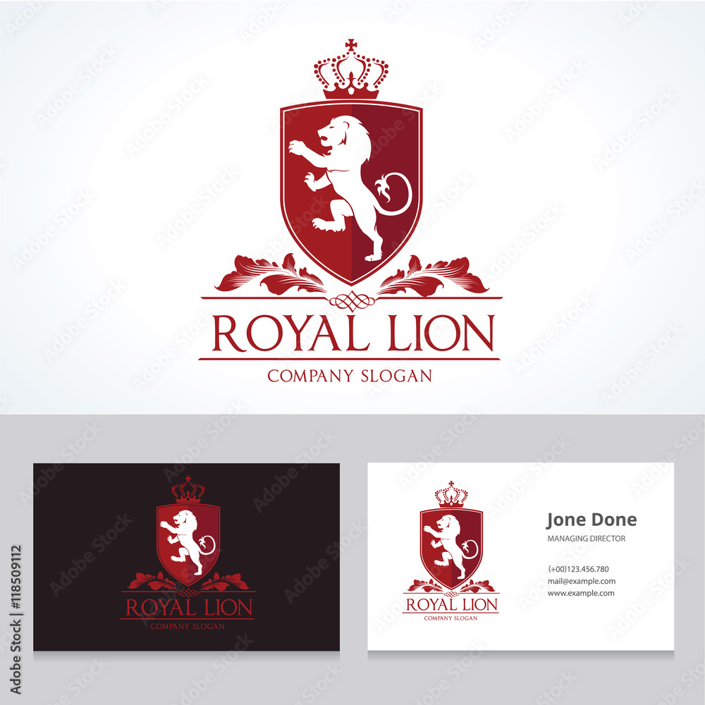 Lion logo, Royal lion logo,hotel logo template Stock Vector | Adobe Stock