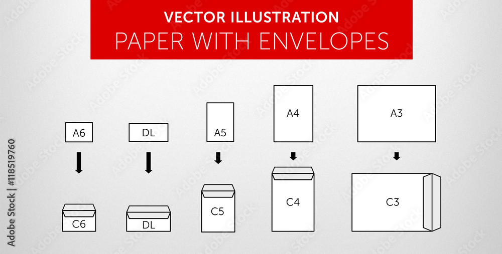 Vector International papers & envelopes - size & format vol.1 Stock ...