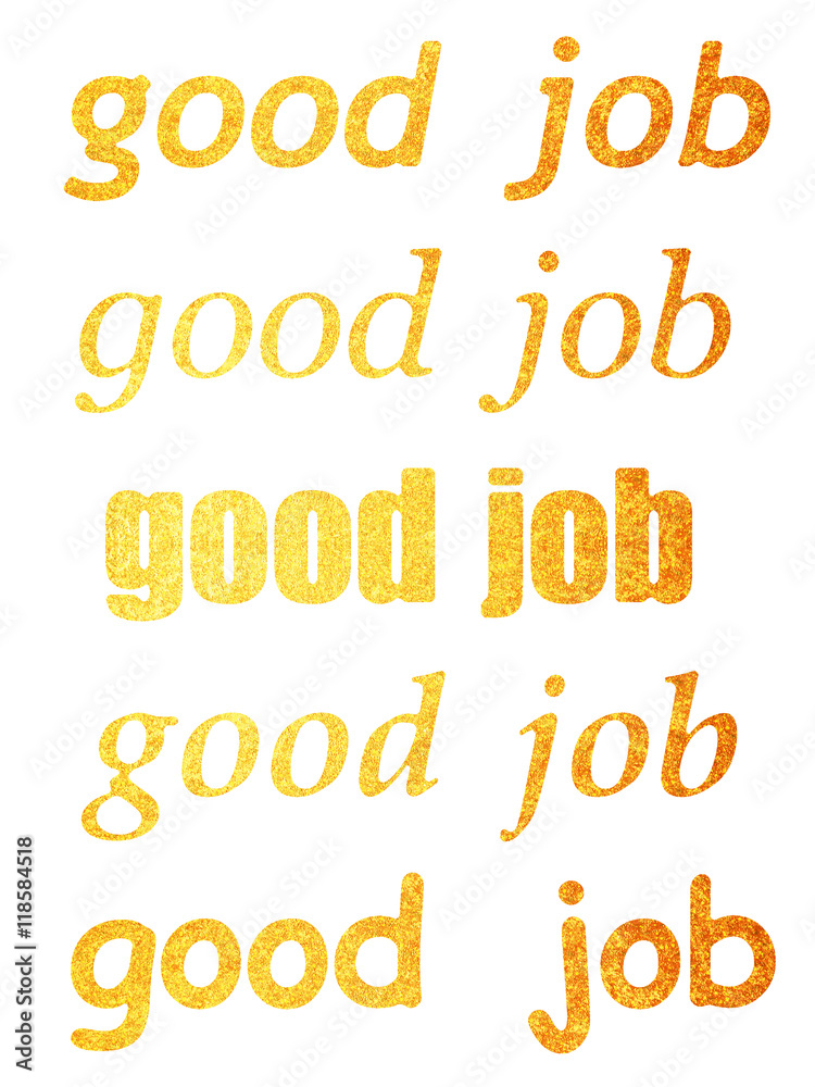 good job Stock Illustration | Adobe Stock