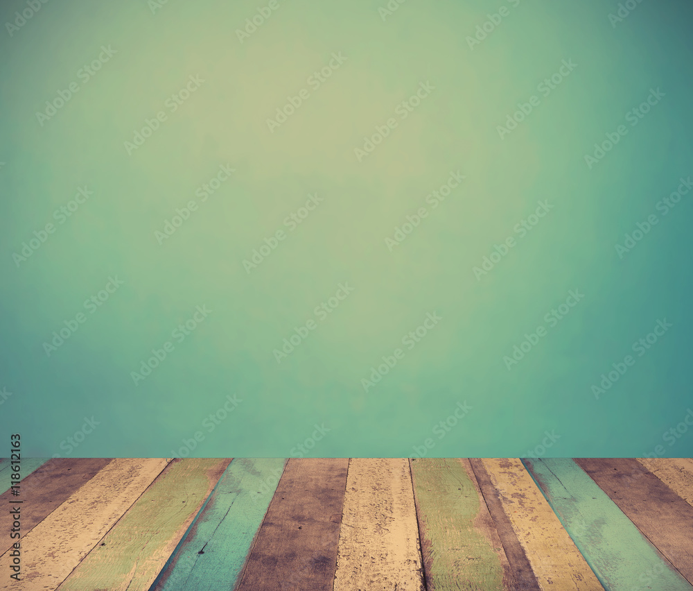 Light blue wall and floor tiles Stock Photo | Adobe Stock