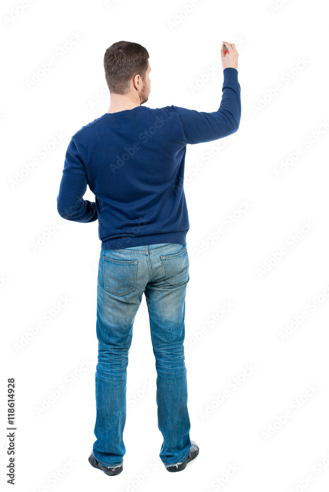 Person Writing On Board