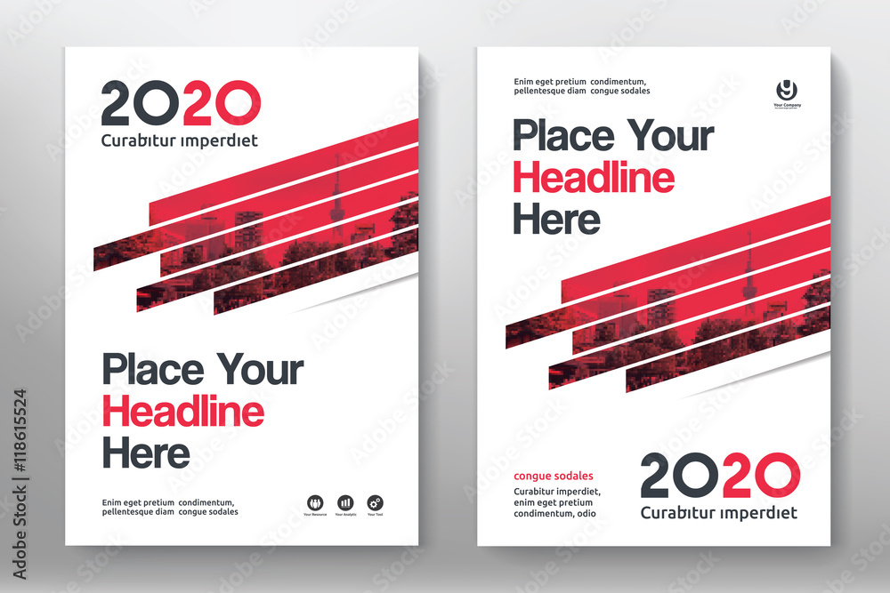 Red Color Scheme with City Background Business Book Cover Design ...