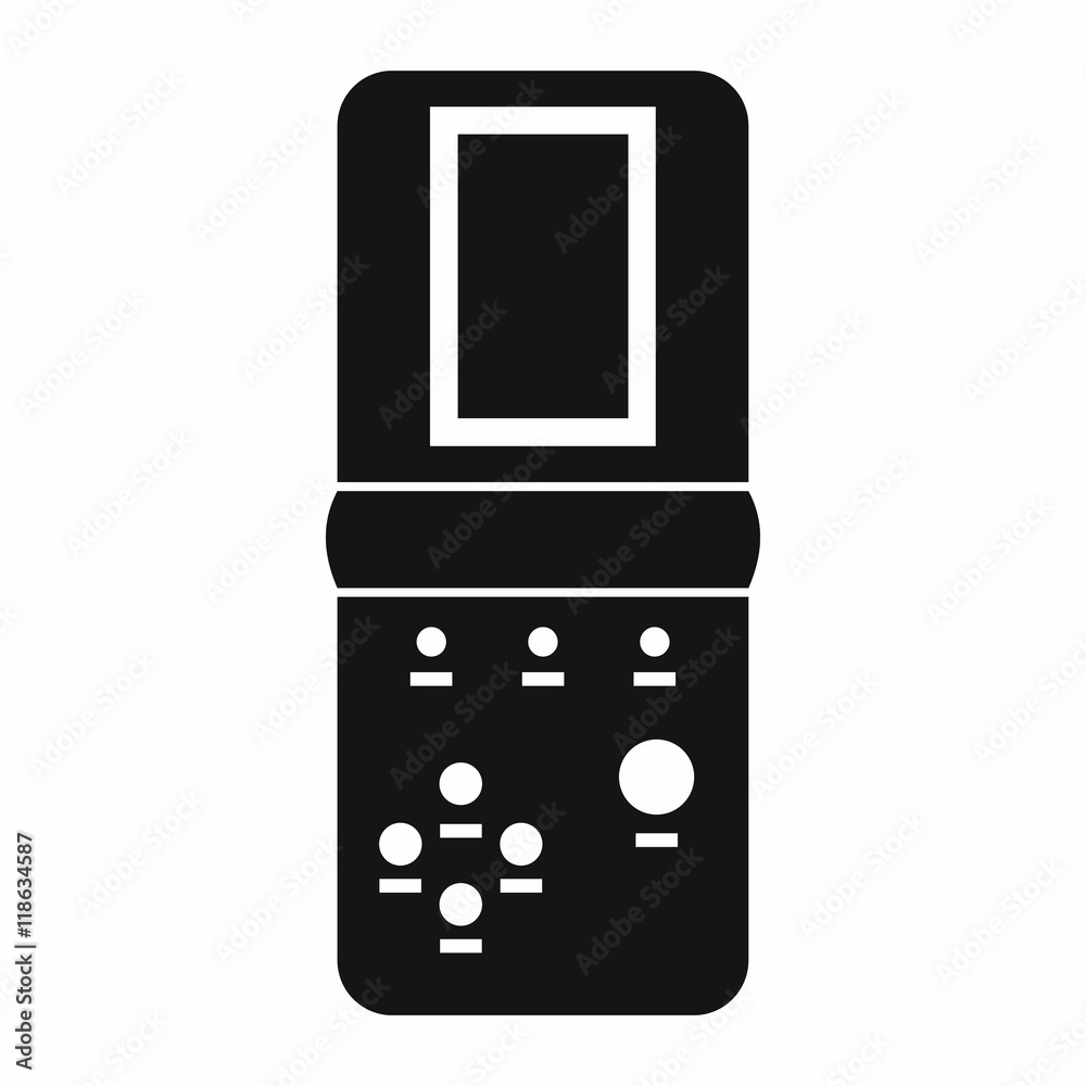 Tetris icon in simple style on a white background Stock Vector | Adobe ...