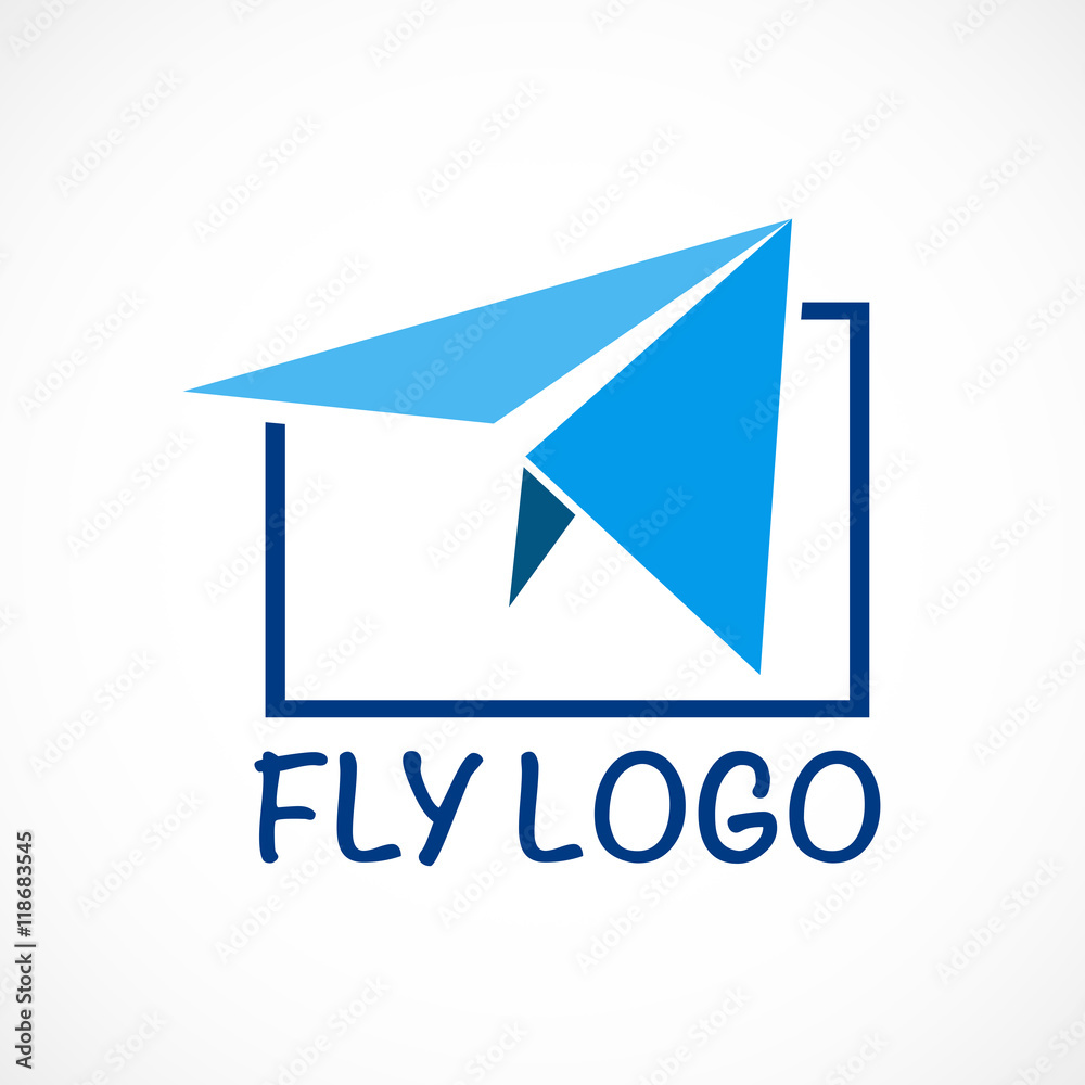 Vettoriale Stock Fly logo | Adobe Stock