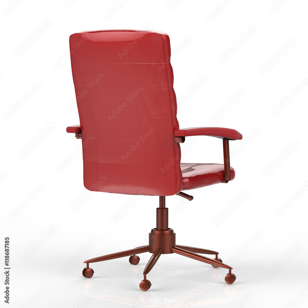 red office chair Stock Photo | Adobe Stock