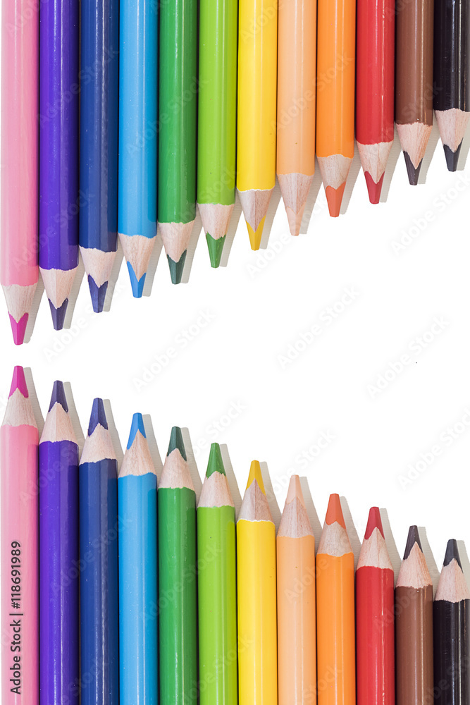 colored pencils. Background , suitable for cover Stock Photo | Adobe Stock