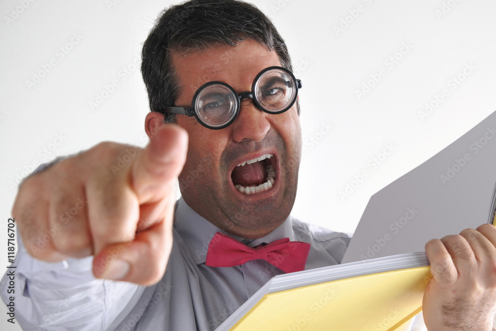 Teacher Yelling At Class