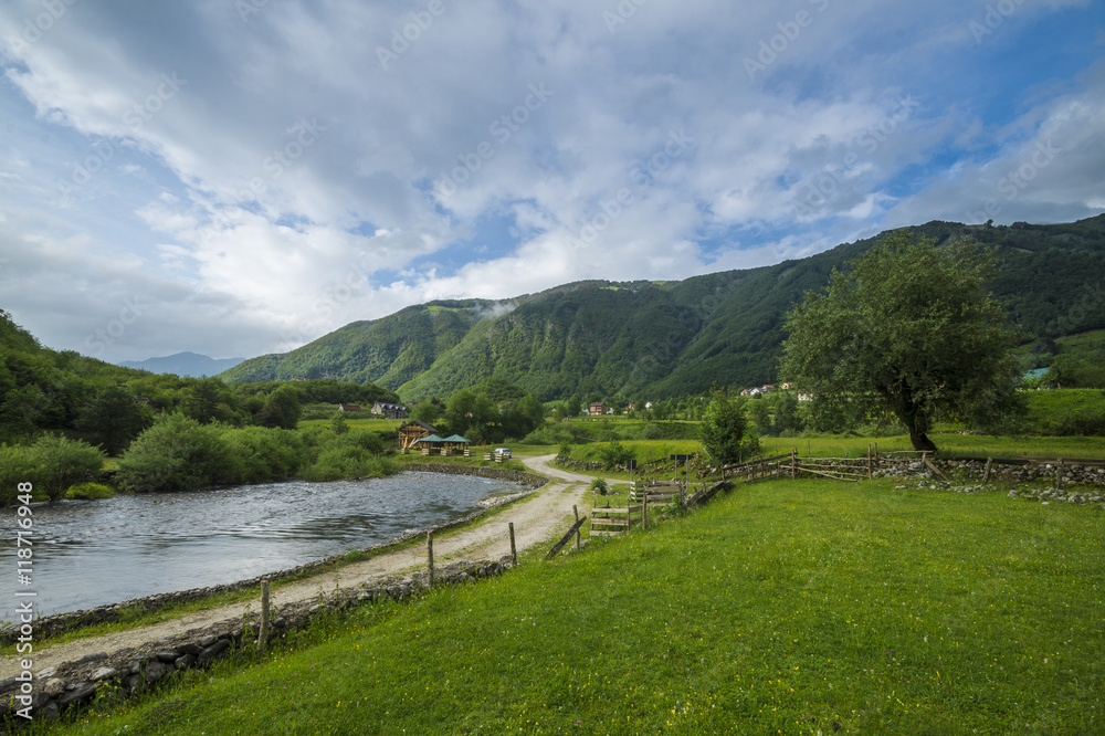 Albanian Alps,valley ropojana, Montenegro Stock Photo | Adobe Stock
