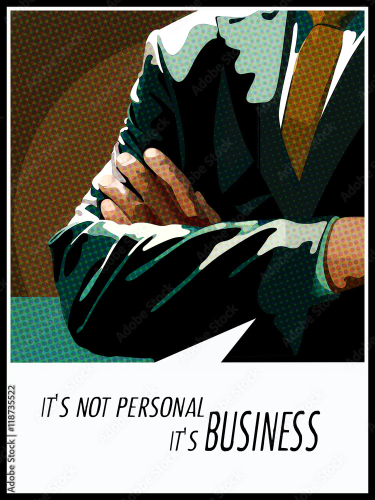 It's Not Personal, It's Business Stock-Illustration | Adobe Stock