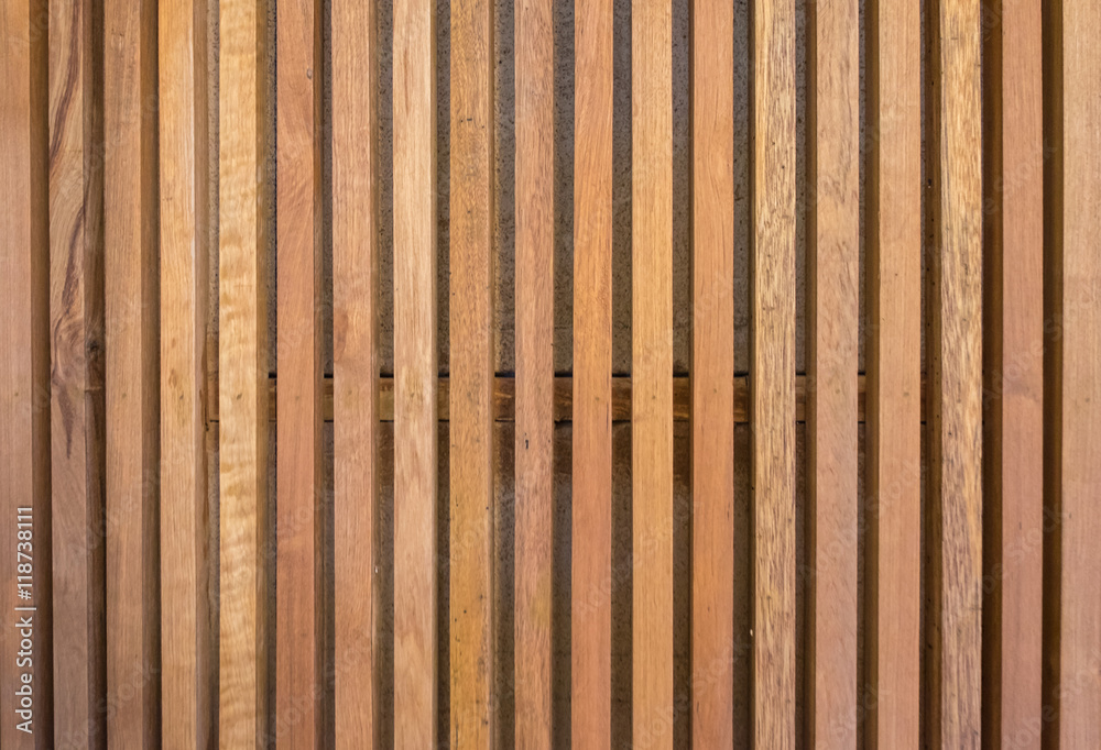 wooden vertical slats for background and texture Stock Photo | Adobe Stock