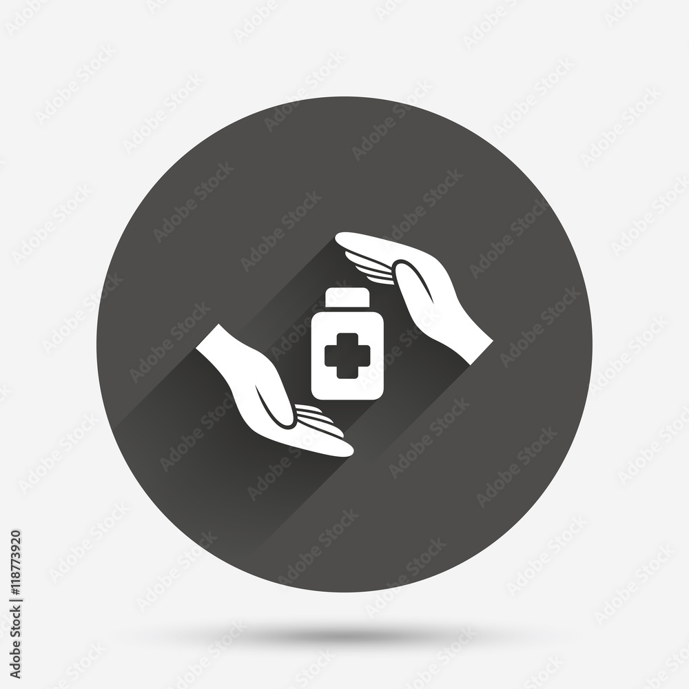 Medical insurance sign. Health insurance symbol. Stock Vector | Adobe Stock