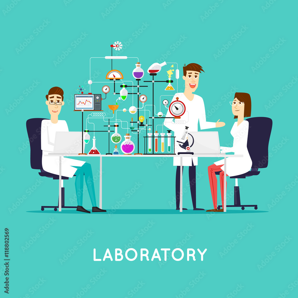 Medical Laboratory Technologist Cartoon