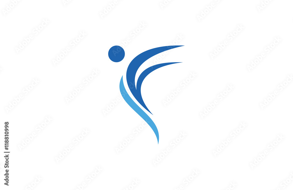 human line business vector logo Stock Vector | Adobe Stock