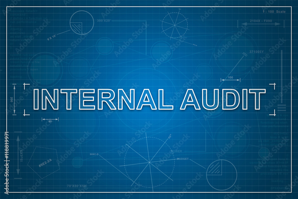 blueprint of internal audit Stock Photo | Adobe Stock
