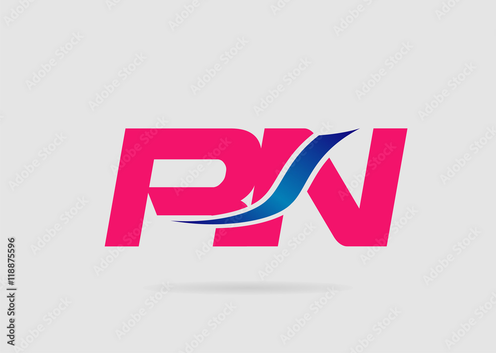 Letter R and N logo vector Stock Vector | Adobe Stock