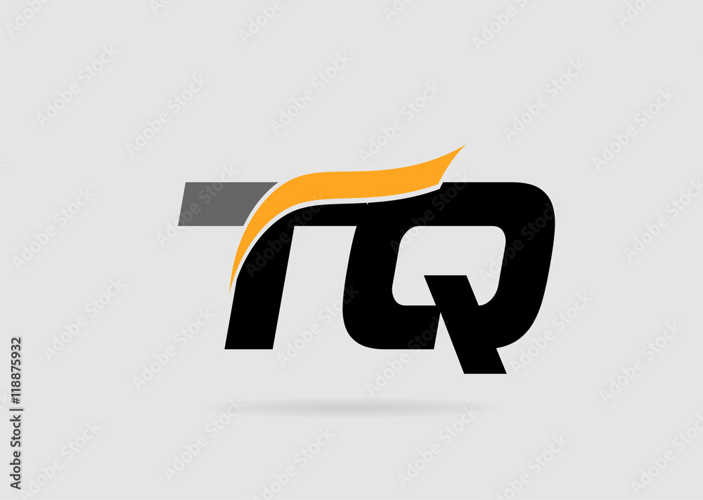 Letter T and Q logo template Stock Vector | Adobe Stock