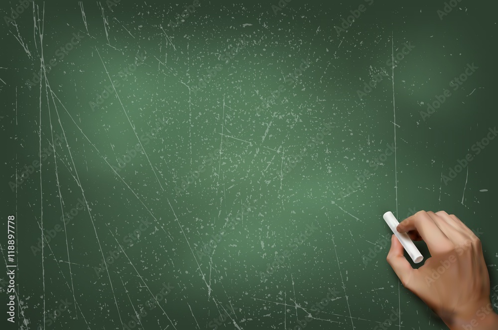 School green board, vector illustration. Stock Vector | Adobe Stock