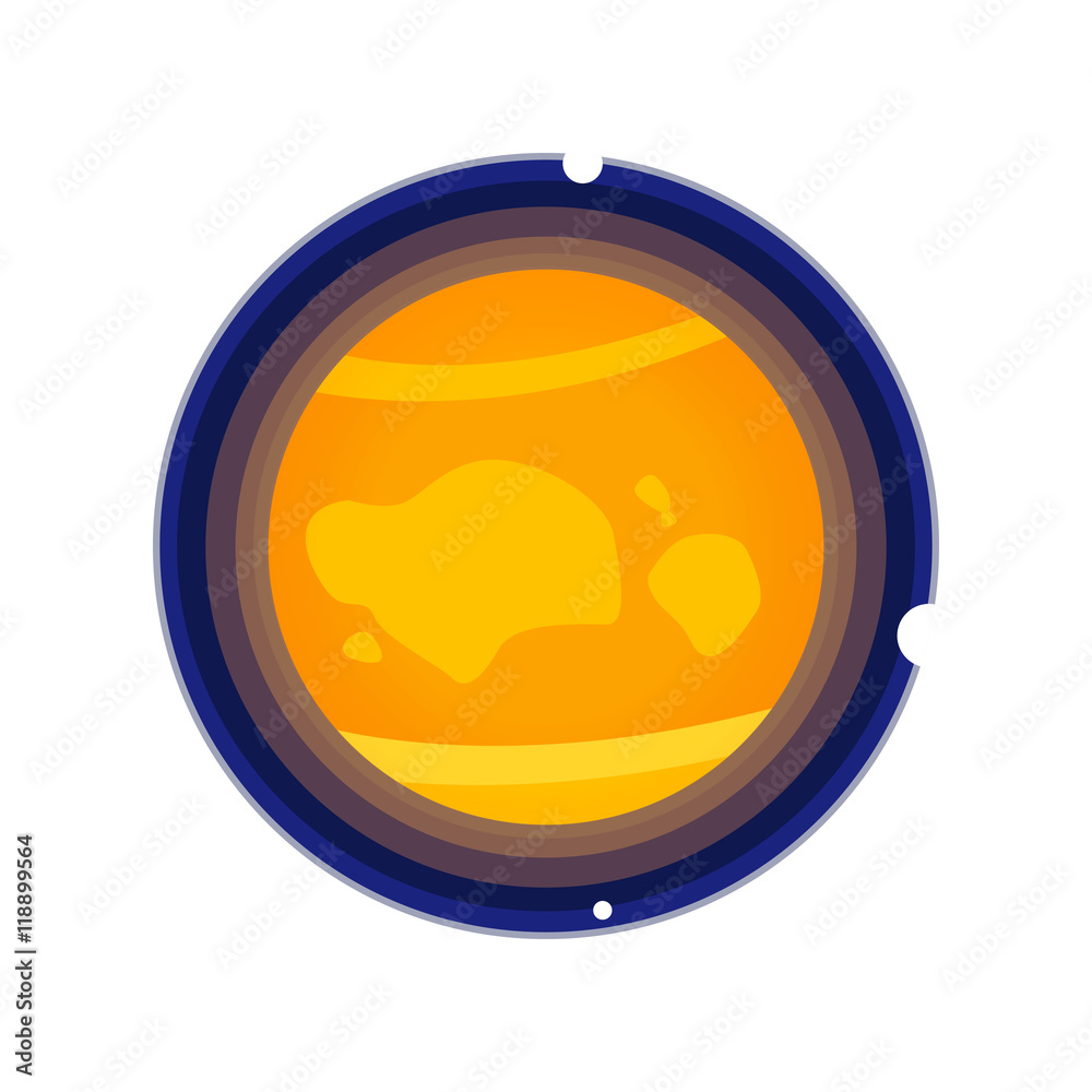 Venus planet icon Stock Vector | Adobe Stock