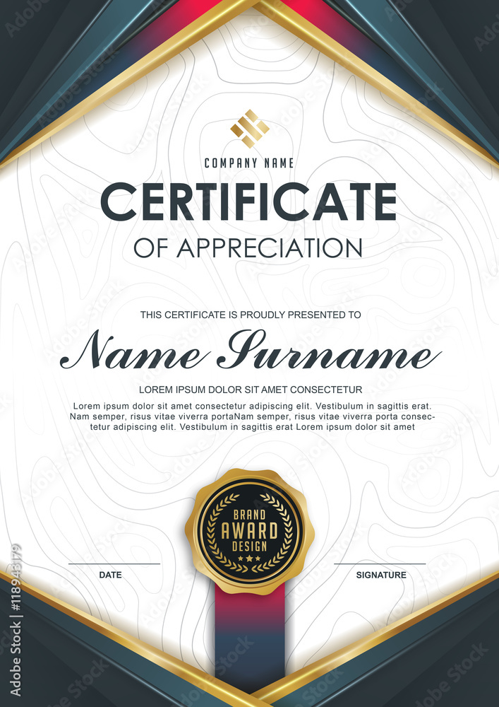 Qualification Certificate Template