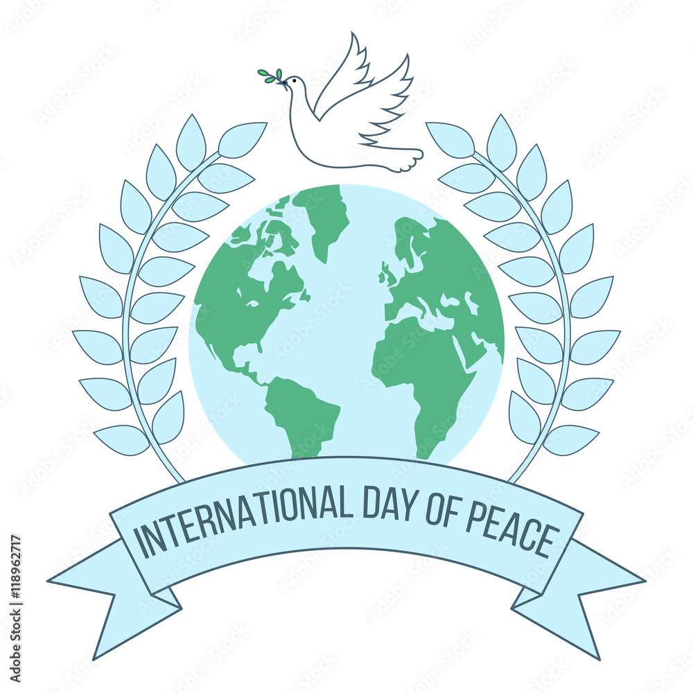 International day of peace banner design Stock Vector | Adobe Stock