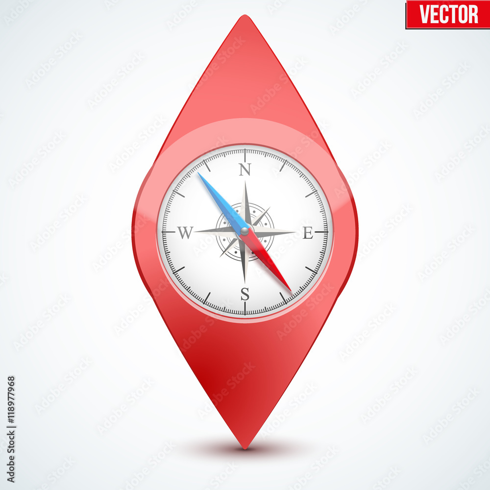 Pointer target for map Stock Vector | Adobe Stock
