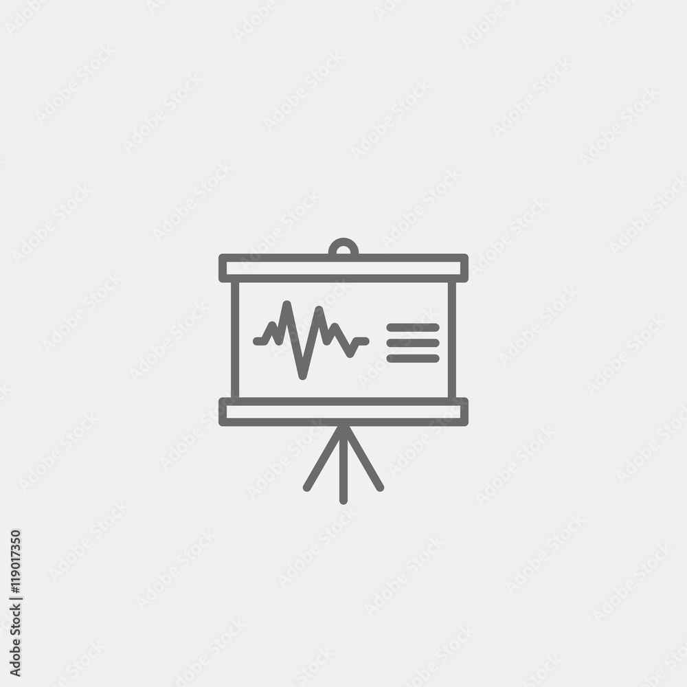 projector screen icon Stock Vector | Adobe Stock