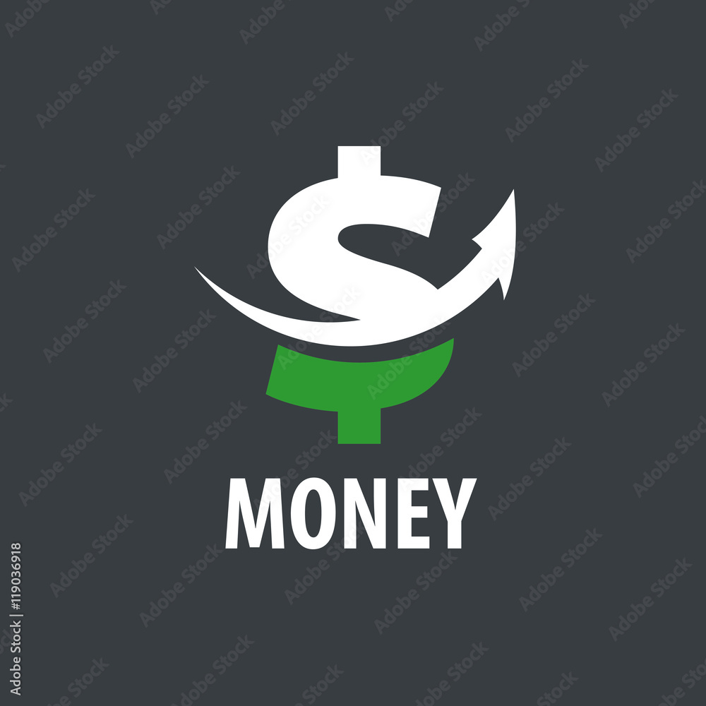 vector logo money Stock Vector | Adobe Stock