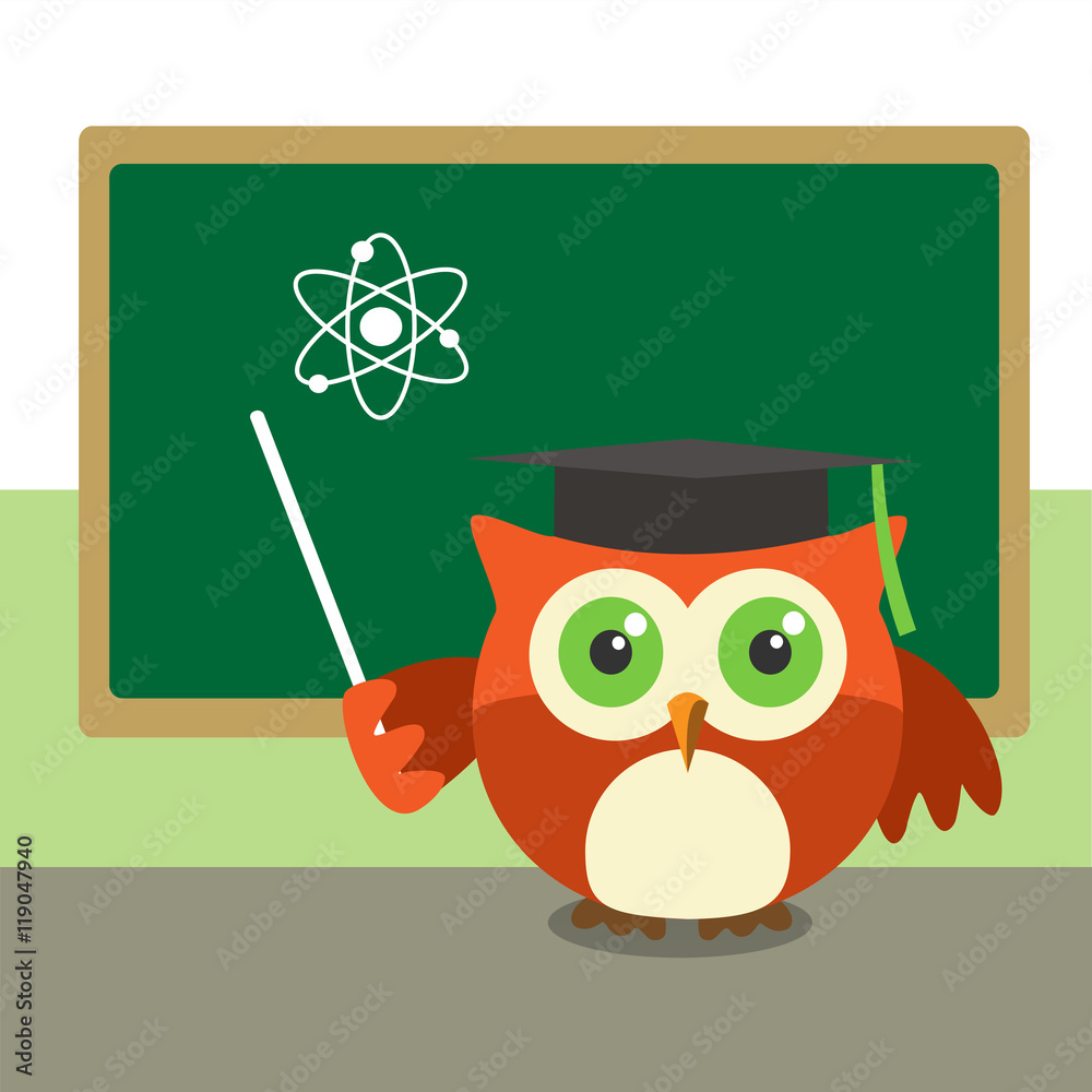 Owl Science Clipart