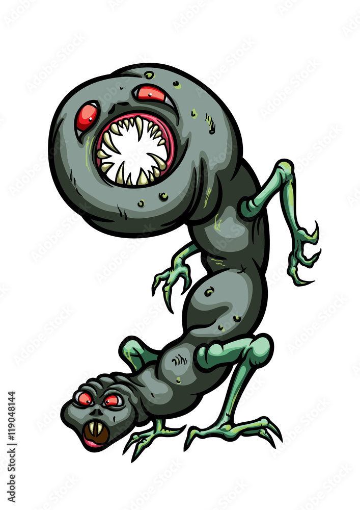 Mean Monster Illustration