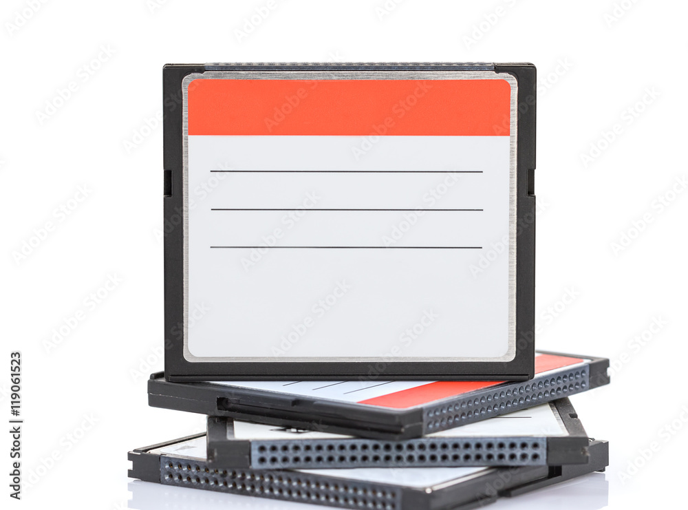 Compact Flash memory card Stock Photo | Adobe Stock