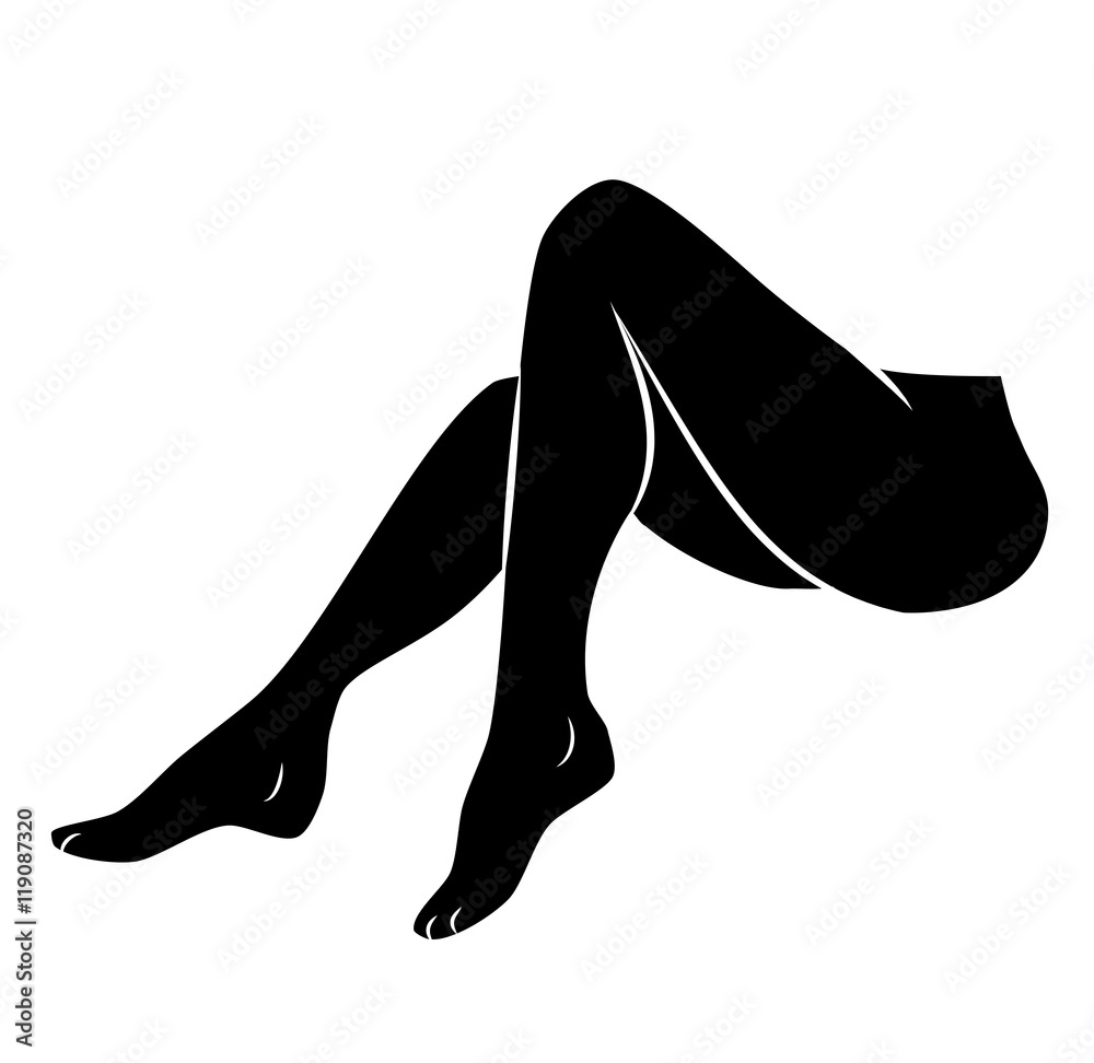 Leg vector icon. Stock-Vektorgrafik | Adobe Stock