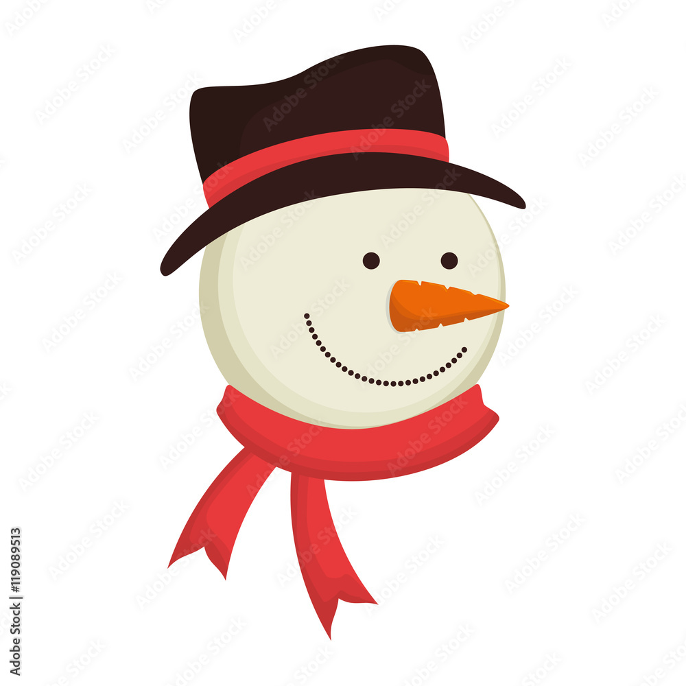 Clipart Snowman Smiling
