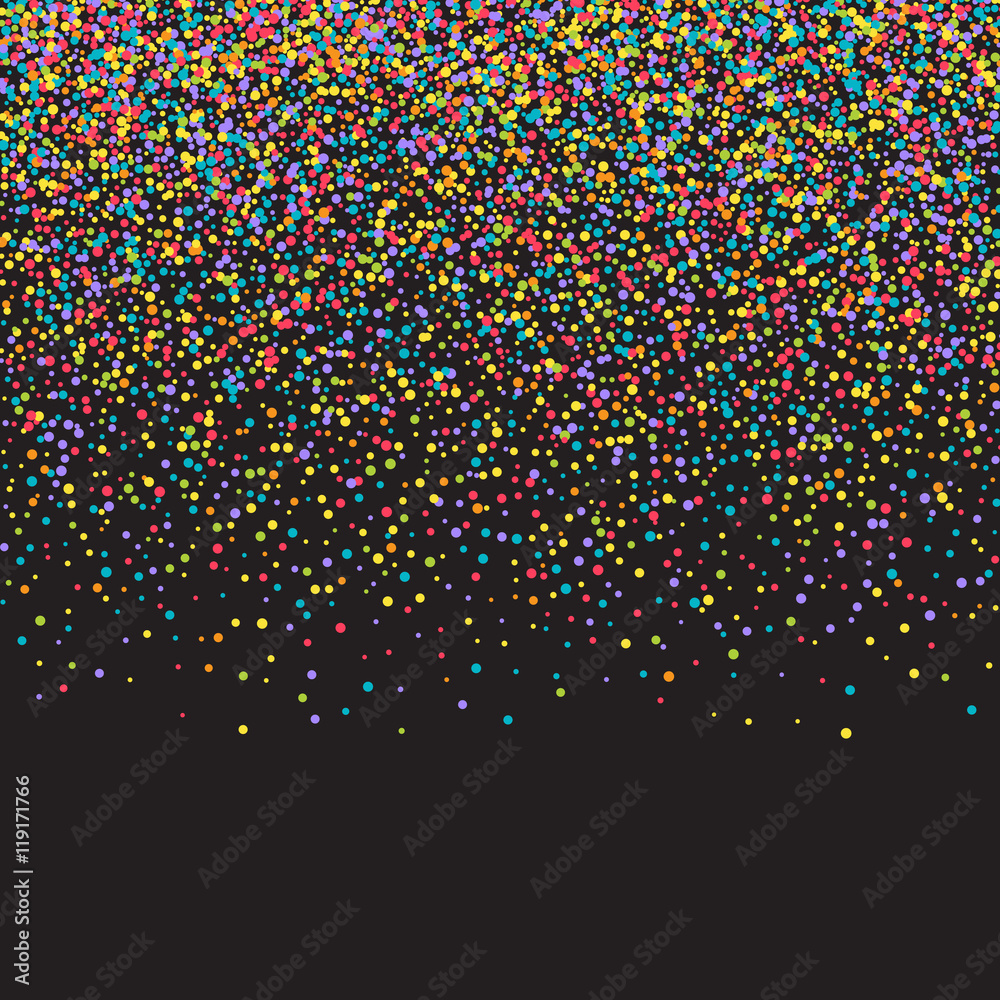 Colourful confetti background Stock Vector | Adobe Stock