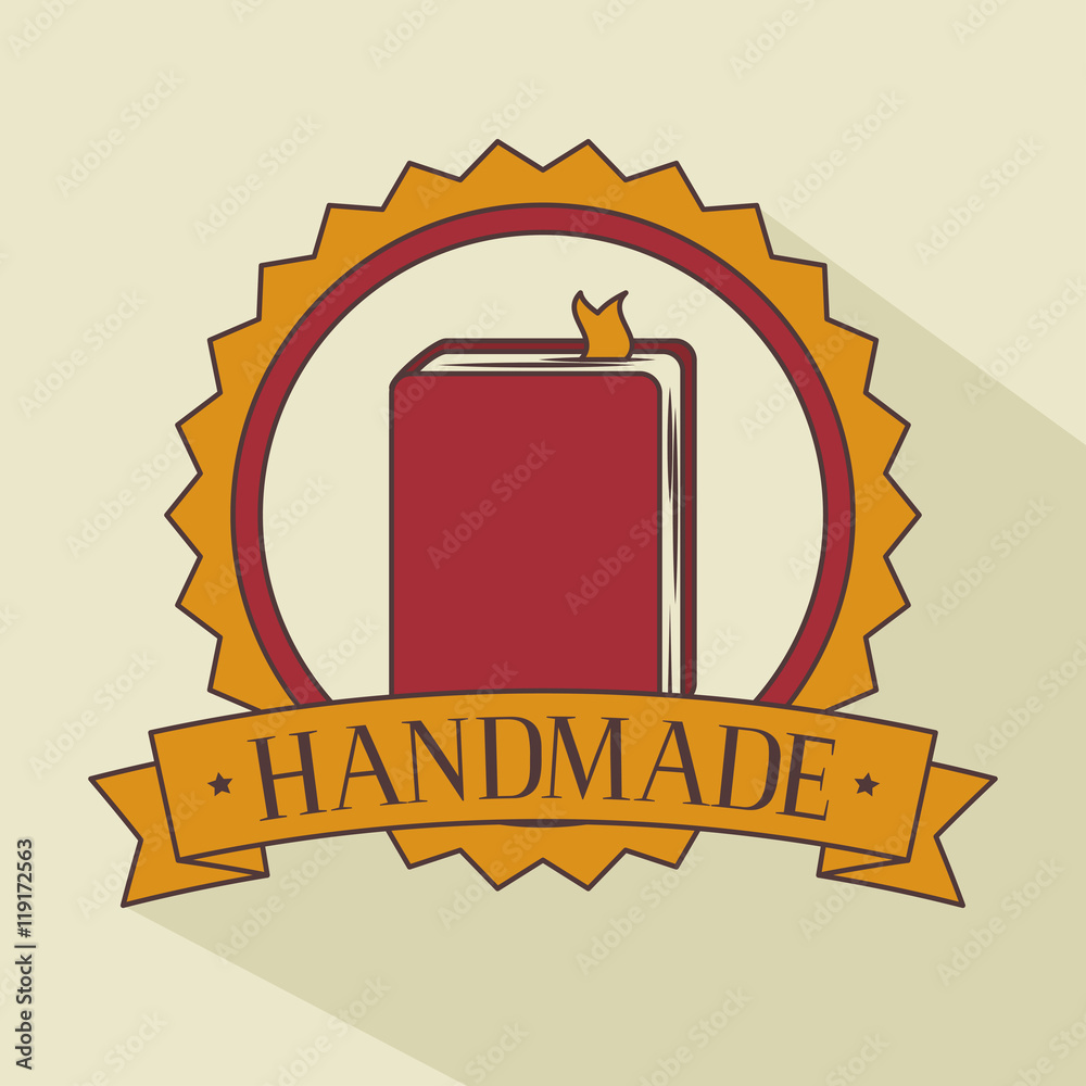 book seal stamp frame icon vector illustration graphic Stock Vector ...