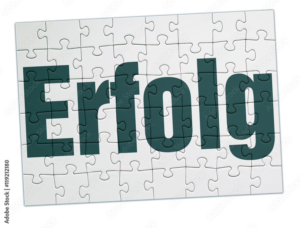 Puzzle Erfolg Stock Illustration | Adobe Stock
