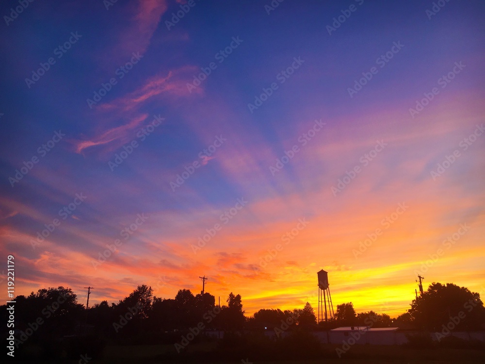 kentucky sunrise Stock Photo | Adobe Stock