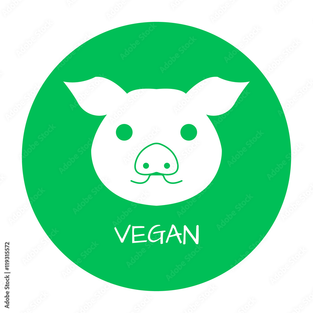 Vegan Free Label. Food intolerance symbols. Vector illustration. Stock ...