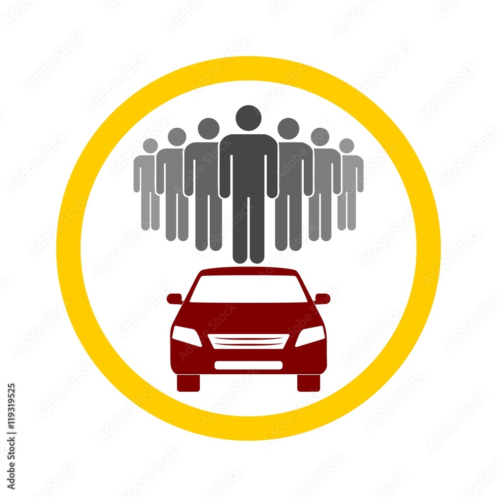 Car Sharing icon Stock Vector | Adobe Stock