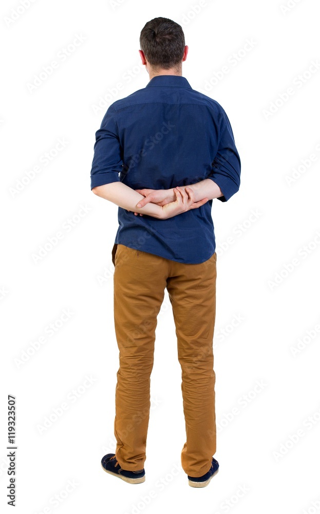 Man Standing Up Back