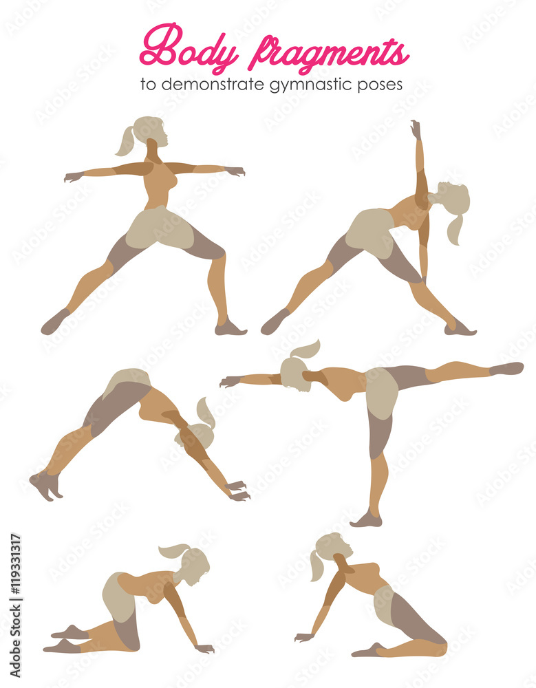 Pilates Poses Vector