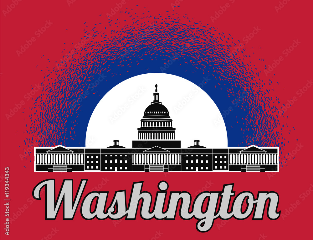 Washington D.C. Stock Vector | Adobe Stock