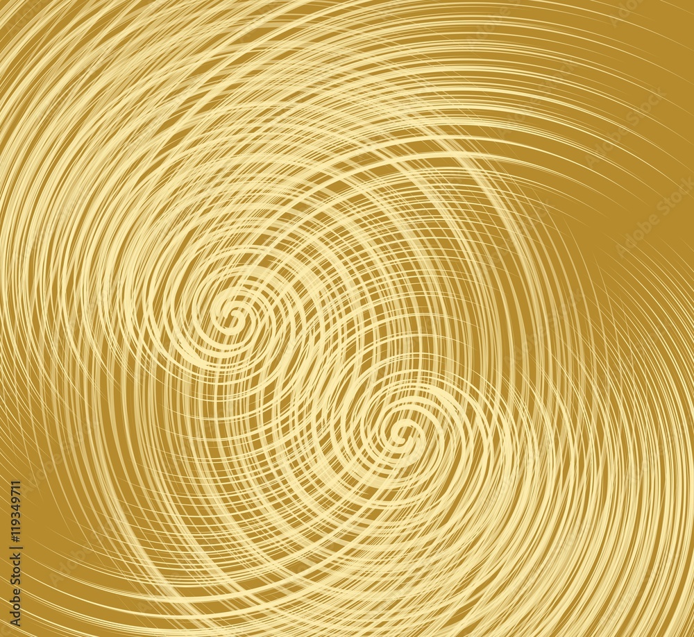 Golden texture with overlapping fine spiral shapes, decorative metallic ...