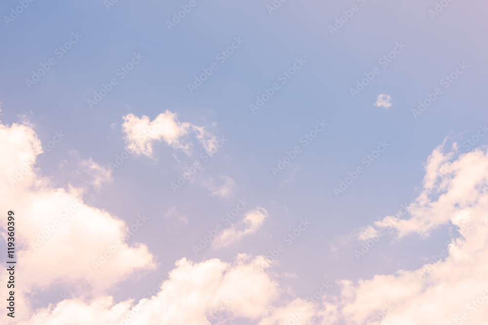 Sky with a pastel colored gradient Stock Photo | Adobe Stock