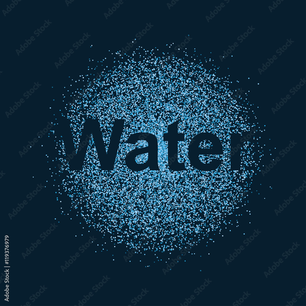 water spray background Stock Vector | Adobe Stock