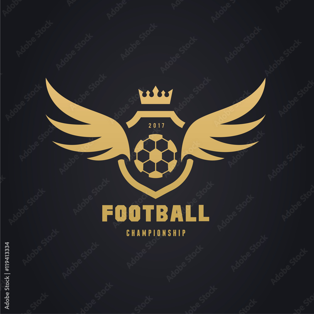 Football college logo,football logo,vector logo template Stock Vector ...